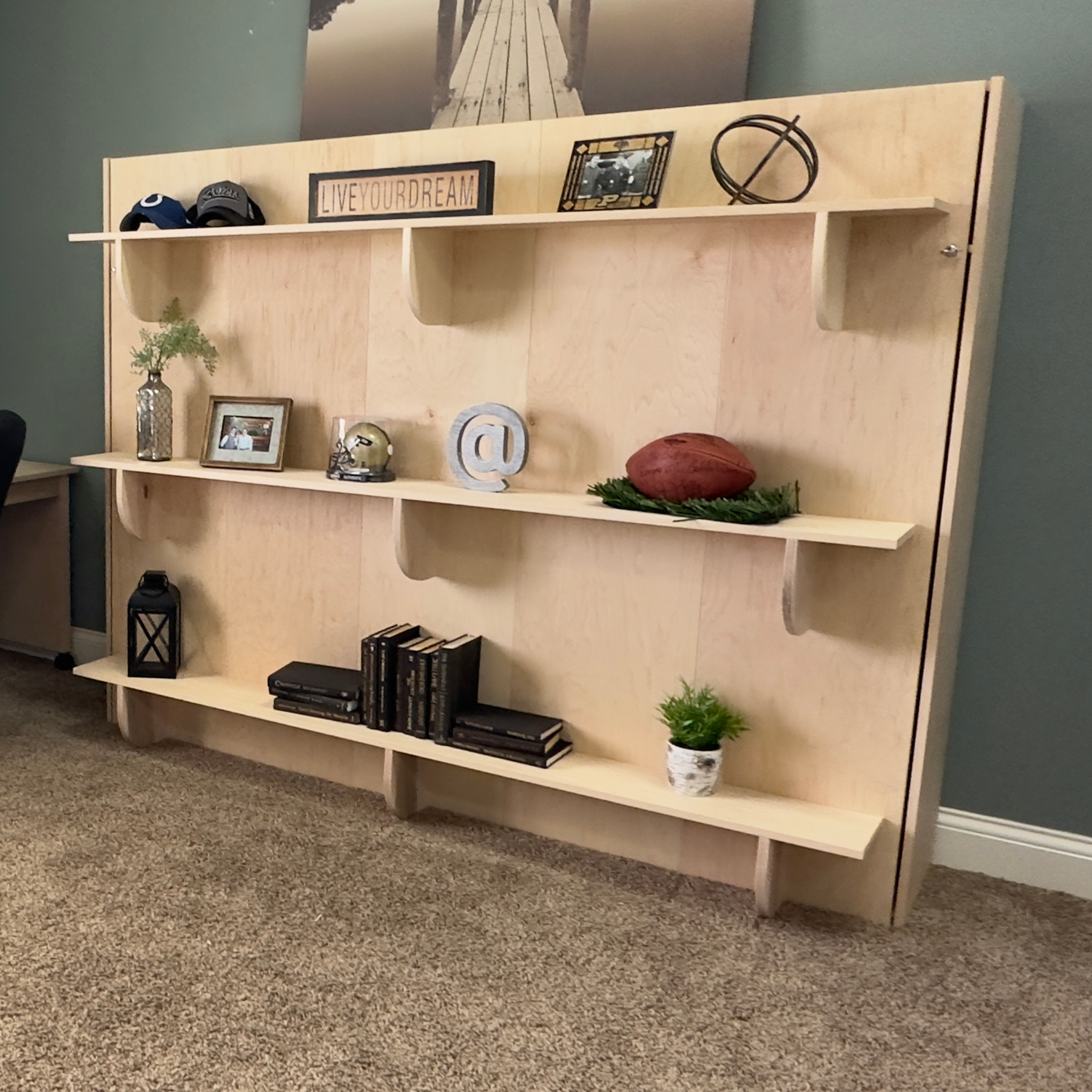 Horizontal YouLift DIY Murphy Bed – The Bedder Way Co